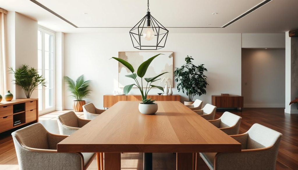Decoração de sala de jantar Moderna: tendências atuais