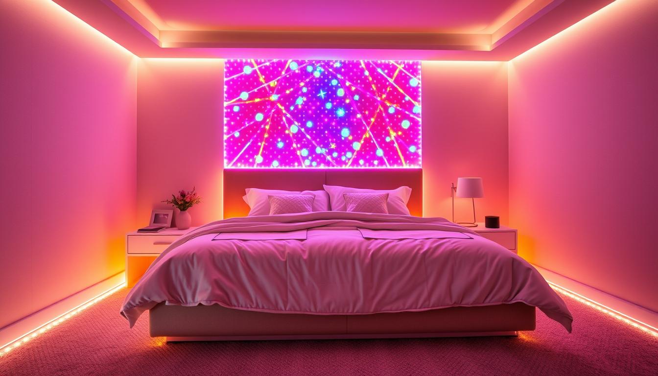 Decoração de quarto com led: descubra truques para todos os estilos